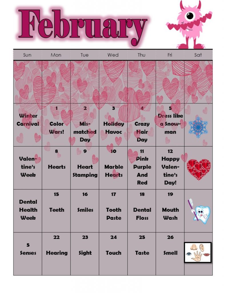 Toddler A Calendar VH – Children's Discovery Academy